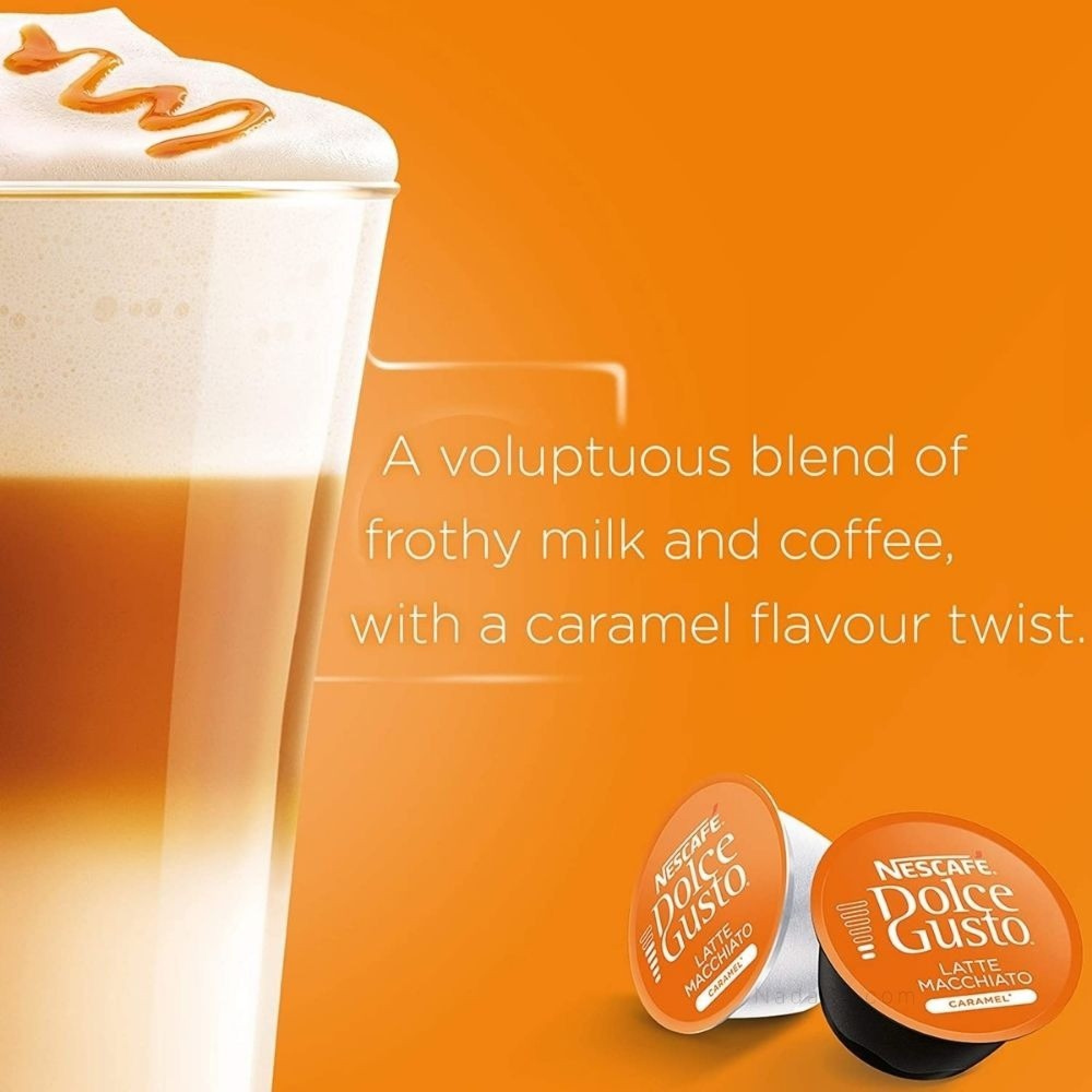 Dolce gusto caramel macchiato latte capsules | Shuyukh Coffee