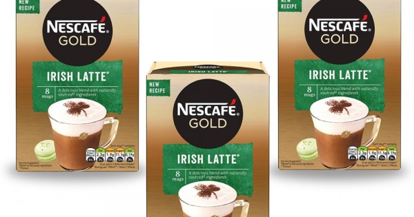 Nescafe Gold Irish Latte - Irish Flavor - 8 Bags ( 3 Pieces )