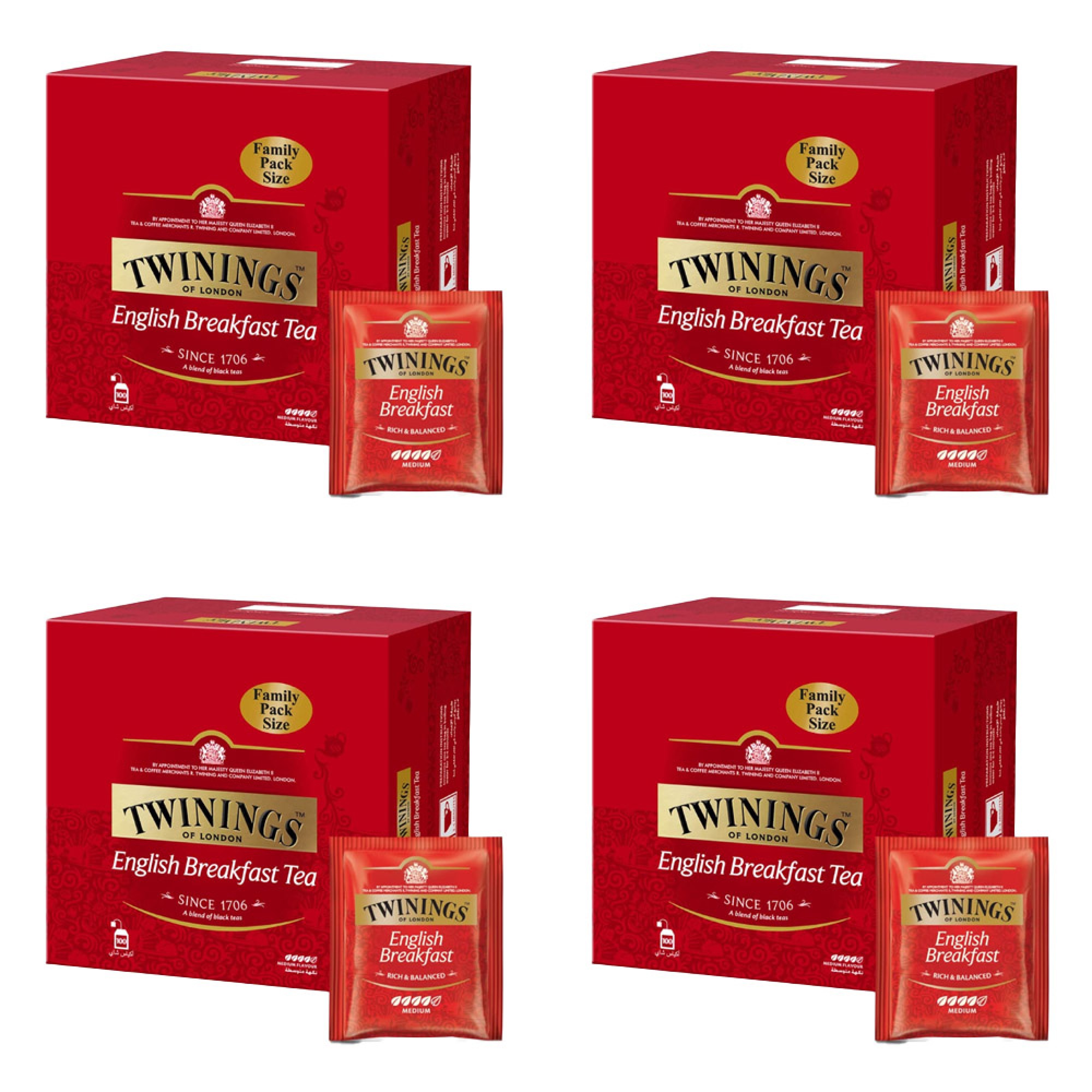 Red Twings Tea Carton 100 Threads (4 Pieces)