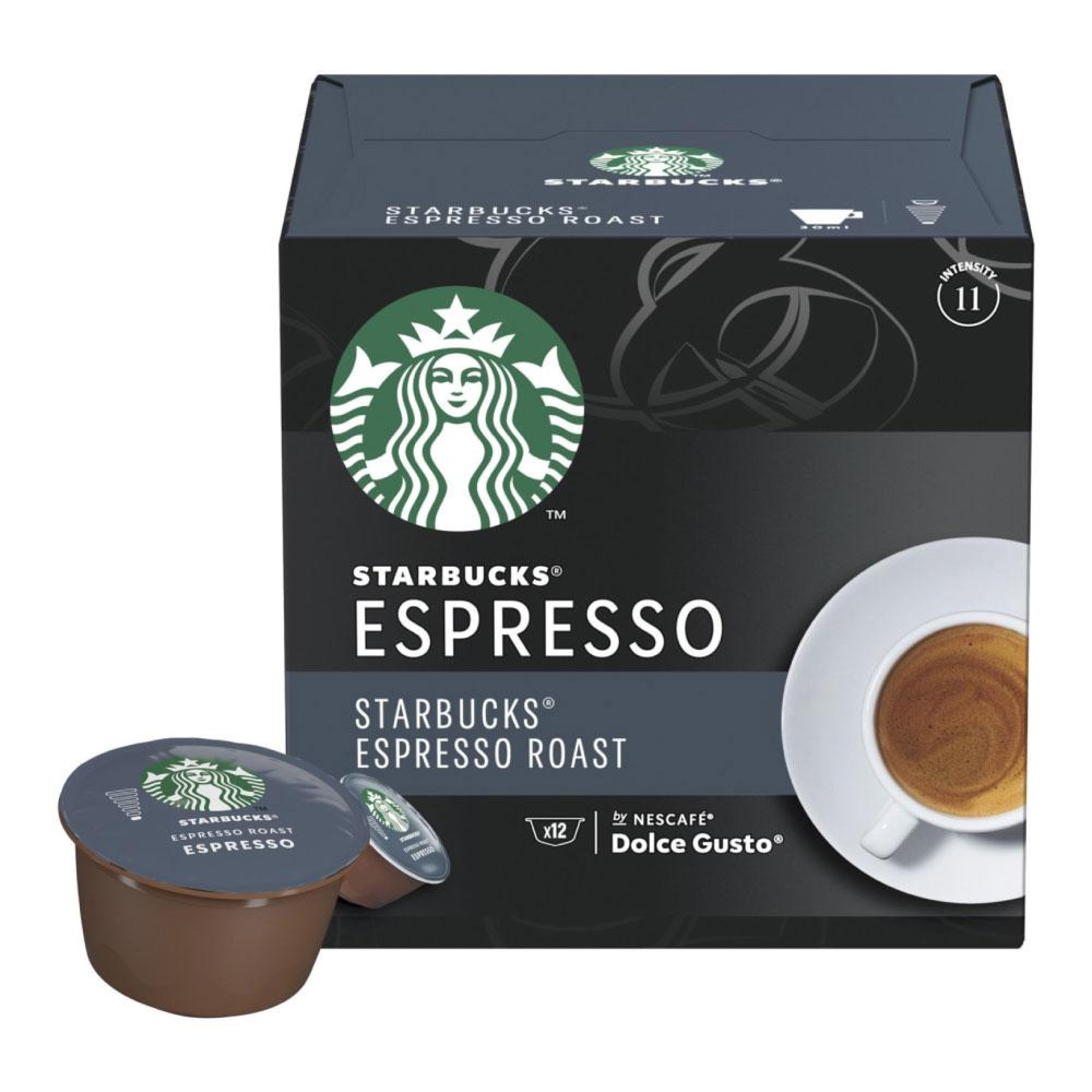 Starbucks Espresso Coffee Capsules - Espresso Roast - Compatible with ...
