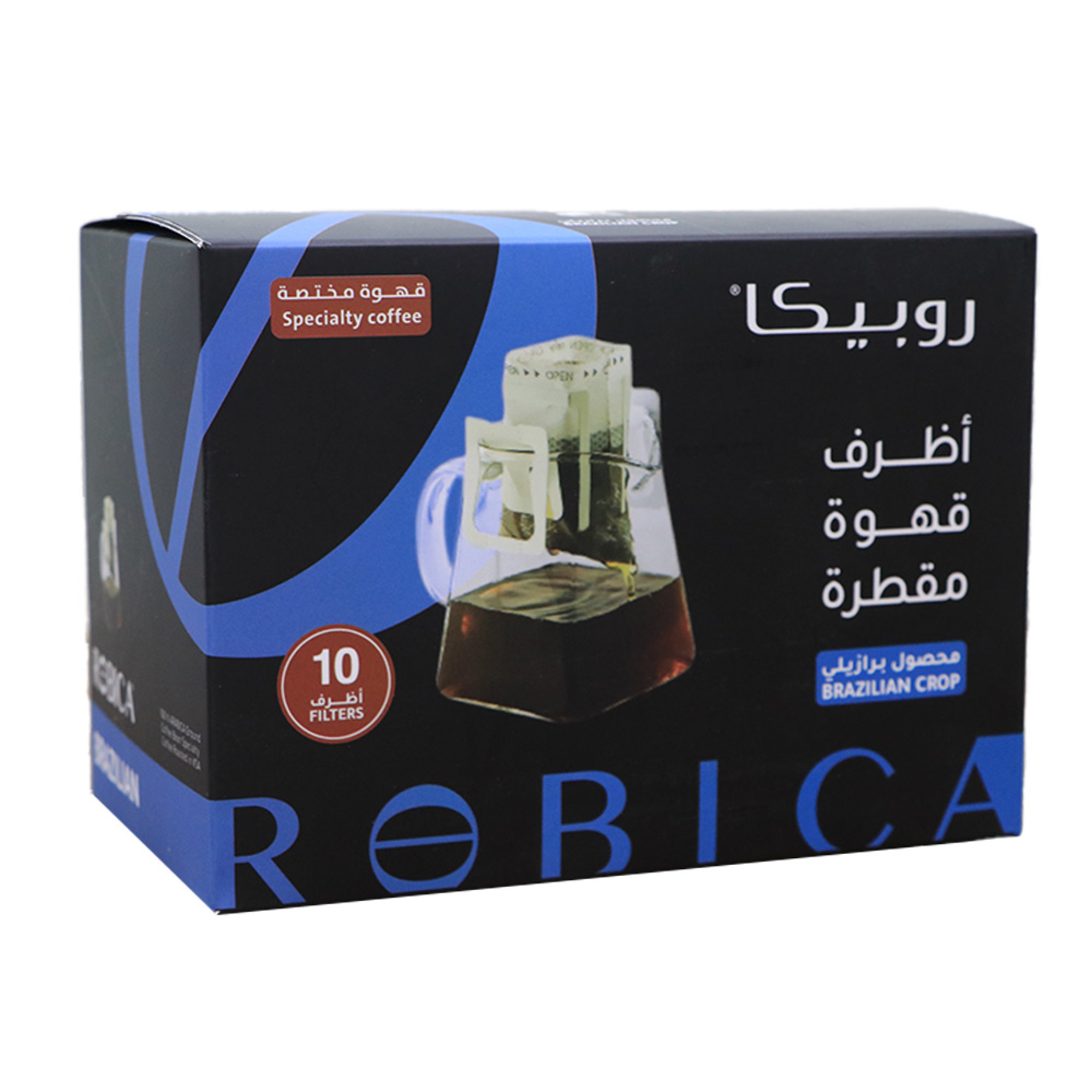 Rubica drip coffee, Brazilian crop, 10 sachets